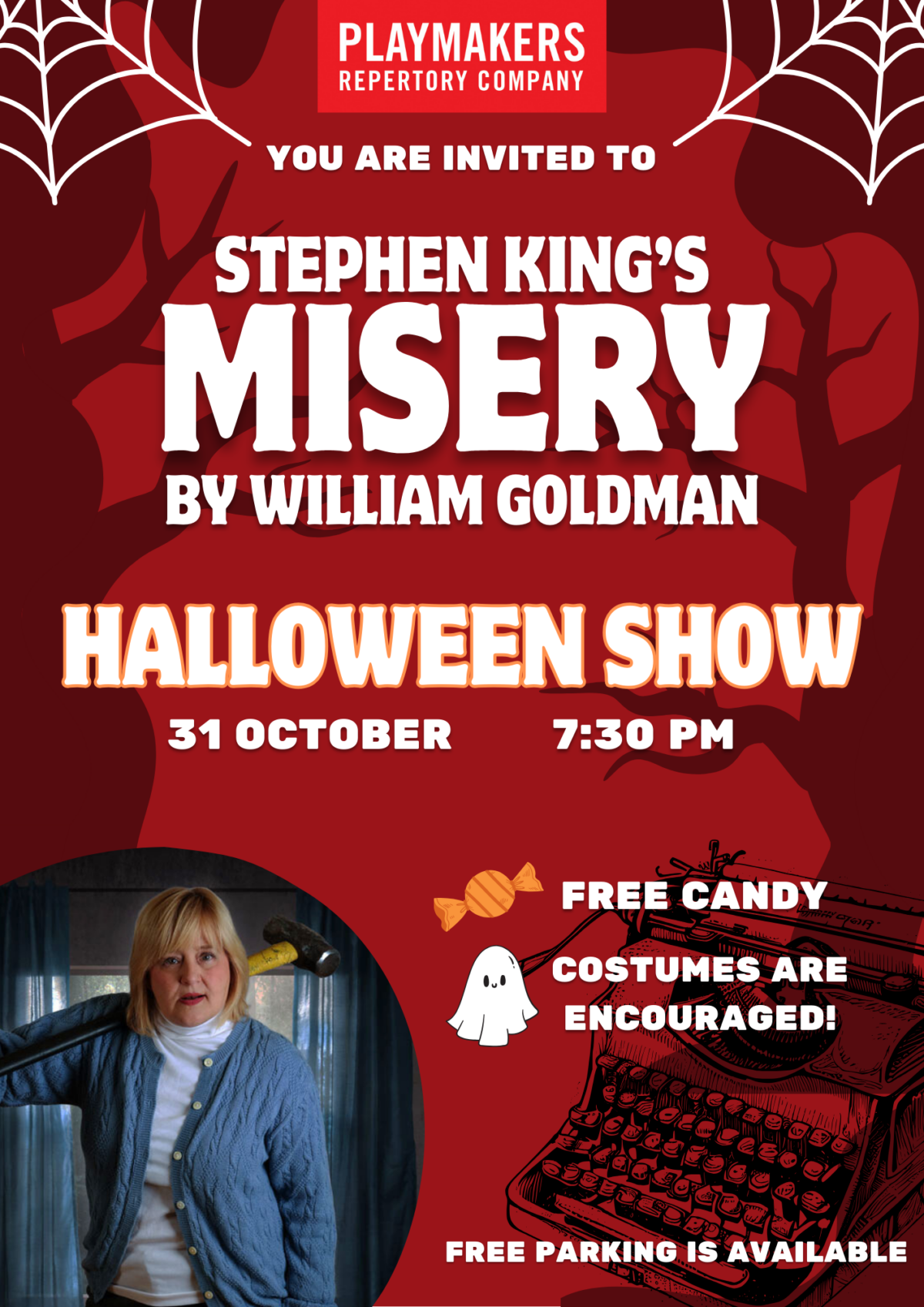 Misery | PlayMakers Repertory Company